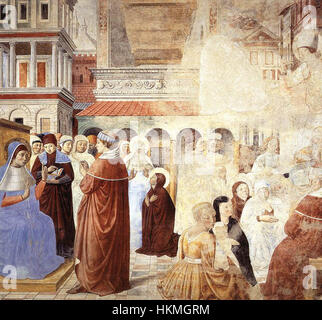 Benozzo Gozzoli’s fresco from the Chapel of the Magi depicts the ...