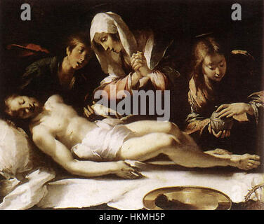 *Lamentation of the Dead Christ* is a painting depicting the mourning ...