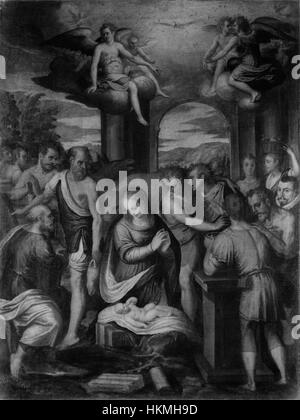 Bernardo Castello - The Adoration of the Shepherds Stock Photo - Alamy