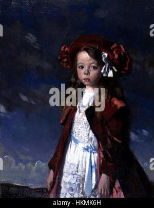 A portrait of Sir William Orpen (1878-1931), an Irish artist who worked ...
