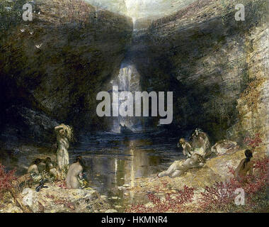 Alfred Joseph Woolmer - The Sea Garden, a Phantasy Stock Photo - Alamy
