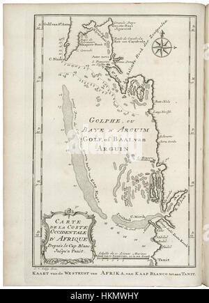 Map of Arguin Bay Stock Photo - Alamy