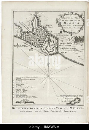 17th century map of Strait Of Malacca - Sumatra - Singapore - Malaysia ...