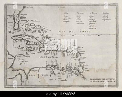 This historical map of the Caribbean region, labeled AMH-6725-KB ...