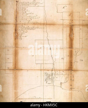 The map of the Fort of Good Hope details the historic fortification's ...