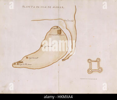 Map of Manar Stock Photo - Alamy