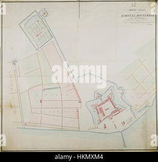 The map of Castle Rotterdam at Macasser depicts the fortification’s ...