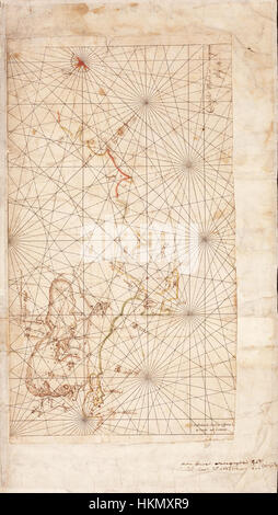 This detailed map of the South African coast spans from Saldanha Bay to ...