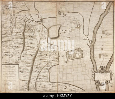A historical map showing the layout and topography of Mohaka, a ...