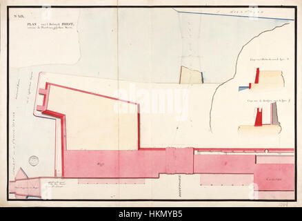 Map of Batavia (modern day Jakarta, in Indonesia) the capital of the ...