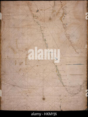 Map of the coasts of Decan and Malabar, from Suratte to Cape Comorin ...