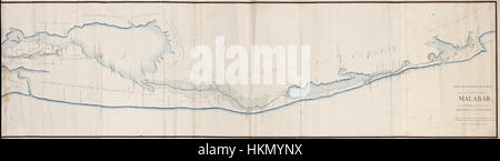 Map of part of the coast of Malabar, part A Stock Photo - Alamy