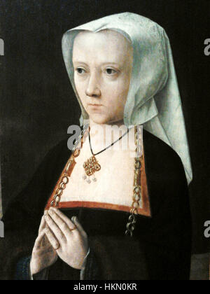 The painting 'Immaculate Conception' by Isenbrant depicts the Virgin ...