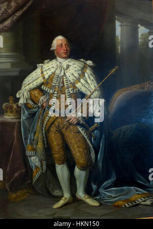 This portrait of King George III, painted during the 35th year of his ...