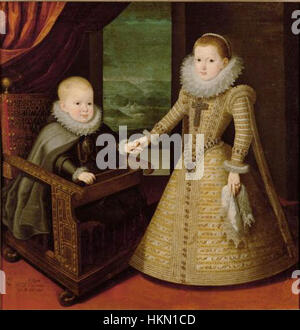 This painting by Juan Pantoja de la Cruz showcases the artist’s ...