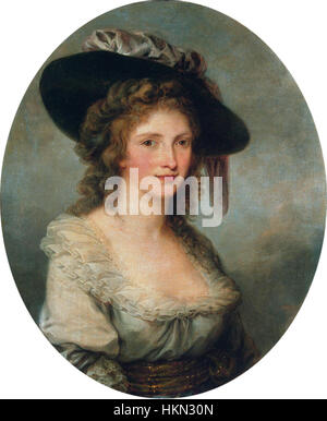 This 18th-century portrait by Angelica Kauffmann depicts Baroness Von ...