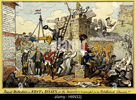 Cruikshank - Royal Methodists in Kent and Sussex Stock Photo - Alamy