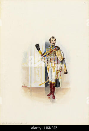 French Hussar Cavalry Officer Stock Photo - Alamy