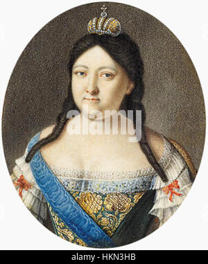 Anna Ioannovna portrait miniature 2 Stock Photo - Alamy