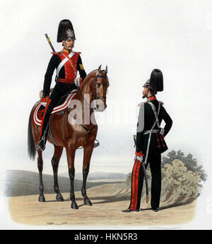 Life Guards cavalry regiment mounted soldiers at the Trooping the ...