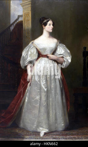 This portrait of Ada Lovelace, the pioneering mathematician and writer ...