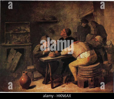 Adriaen Brouwer, Tobacco Inn Stock Photo - Alamy
