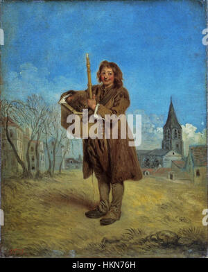 This painting by Antoine Watteau is a fine example of his Rococo style ...