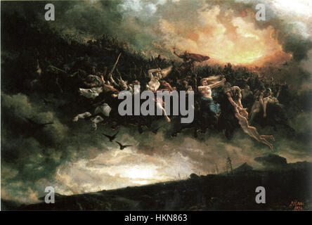 This painting by Peter Nicolai Arbo depicts St. Olaf, the patron saint ...