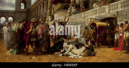 Henryk Siemiradzki - Sketch Christian Dirce 1896 Stock Photo - Alamy