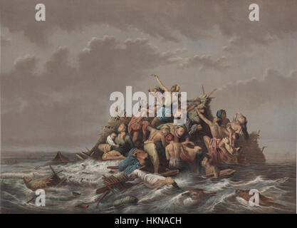 A Flood on Java 1865-1876 Raden Saleh Stock Photo - Alamy