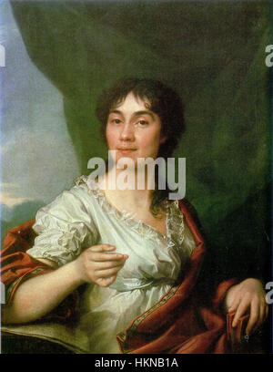 This early 19th-century portrait by Dmitry Ivanovich Kartushin depicts ...