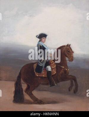 A portrait of a nobleman on horseback, capturing the dignity and ...