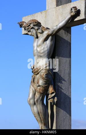 Linceul. Jésus-Christ sur la croix. Détails. Eglise de la Sante-Trinité ...