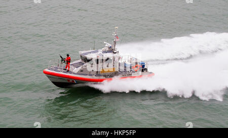 United States Coast Guard Defender Class Patrol Boat in the Rocket ...