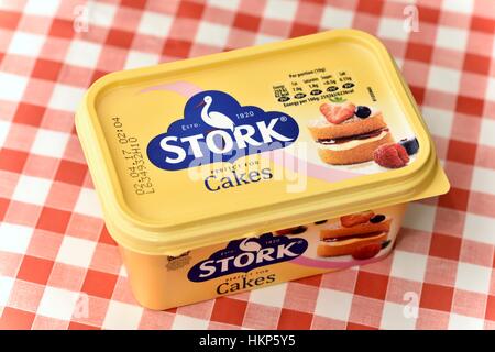 Stork margarine perfect for cakes Stock Photo - Alamy