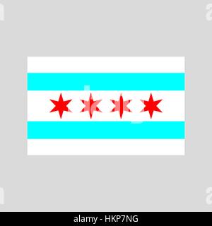 Vector icon Chicago flag. National round Chicago flag background Stock ...