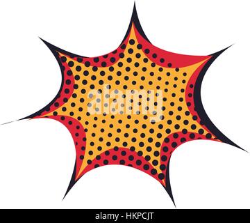 colorful callout scream for dialogue vector illustration Stock Vector ...