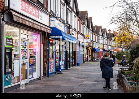 Shopping Parade, The Oval, Sidcup, Kent Stock Photo - Alamy