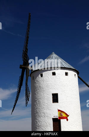 Campo de Criptana village, Ciudad Real, Castilla-La Mancha, Spain Stock ...