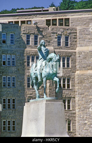 George S. Patton Monument, United States Military Academy, West Stock ...