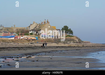 The Northumberland fishing village of Boulmer Stock Photo: 25584112 - Alamy
