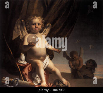 This painting by Caesar van Everdingen portrays Amor, the Roman god of ...