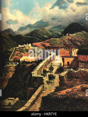 Calle de La Guaira (1844-45) Ferdinand Bellermann Stock Photo - Alamy