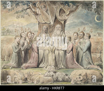 The 'Book of Job' series by William Blake, with illustrations by John ...