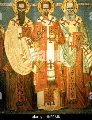 The '3 Holy Hierarchs' painting features three significant Christian ...