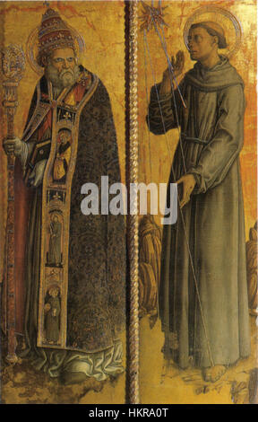 Carlo Crivelli's 'Polittico di Massa Fermana' is an iconic altarpiece from the 15th century ...