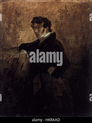 Blechen Carl - Self Portrait - German School - 19th Century Stock Photo ...