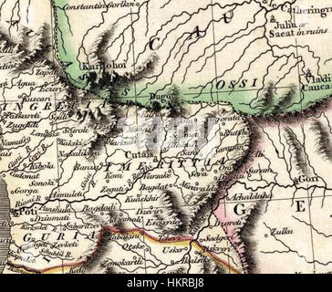 John Cary's map of Turkey in Asia, published circa 1801, represents a ...