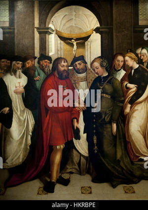 *Casamento de Santo Aleixo* (Marriage of Saint Aleixo) is a 1541 ...