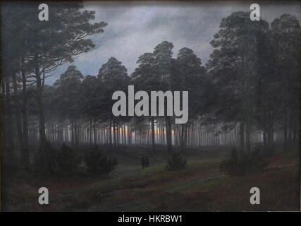 CasparDavidFriedrich Der Abend Stock Photo - Alamy